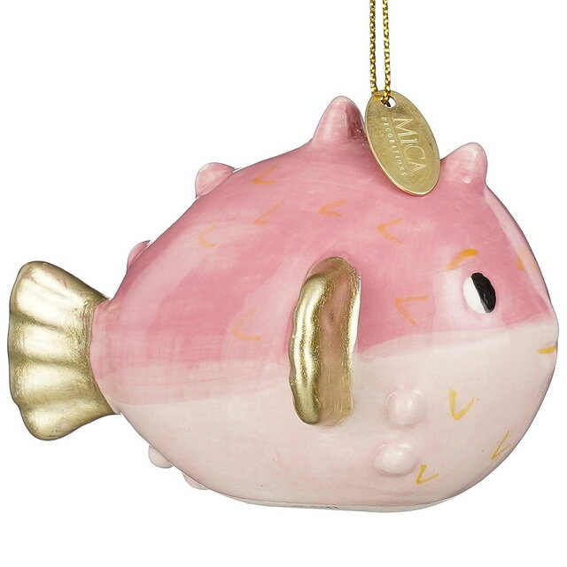 Елочная игрушка Рыбка Еж Rosepuff 9 см, Edelman (Эдельман), 1178537