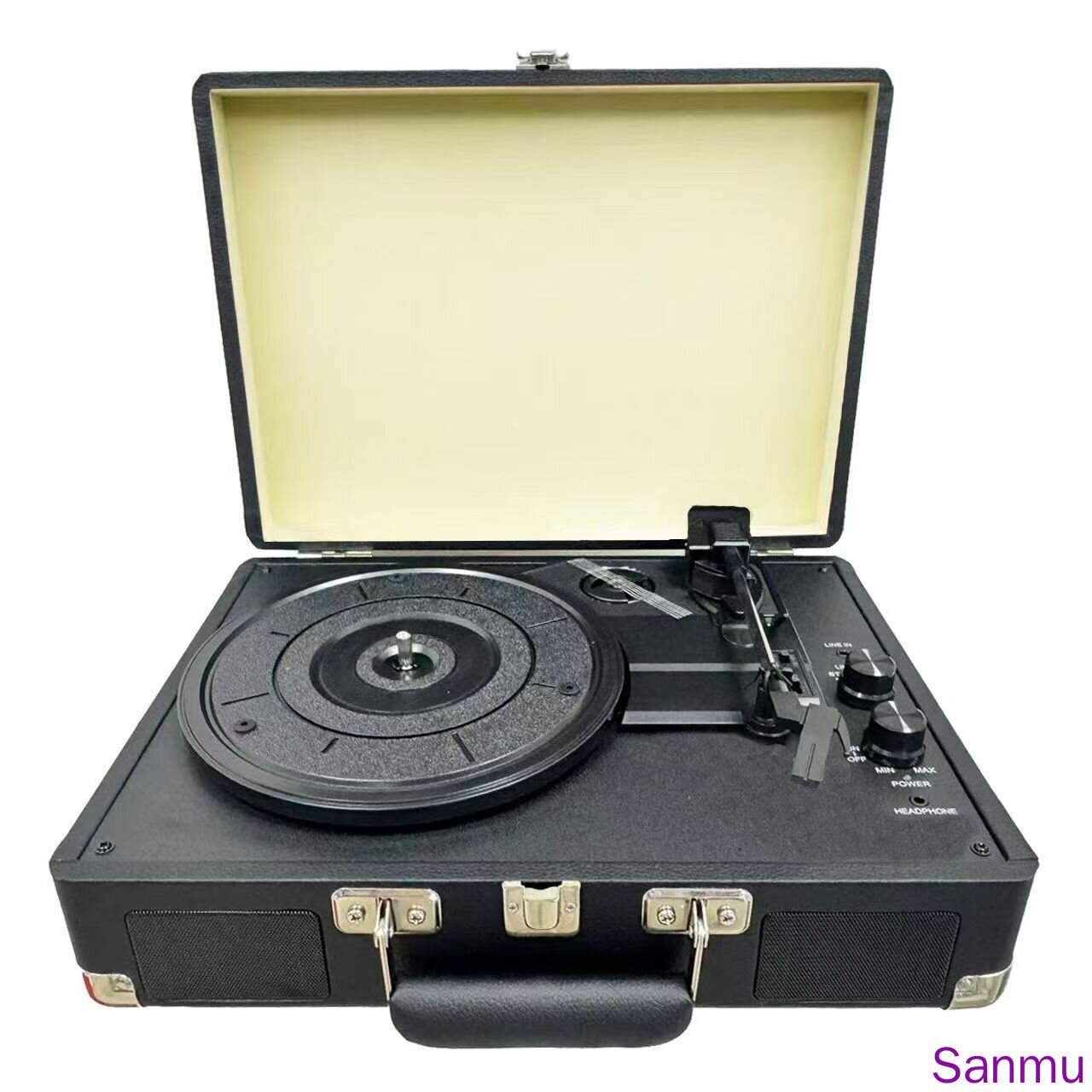 Виниловый проигрыватель Alive Audio GLAM, черный, GLM-01