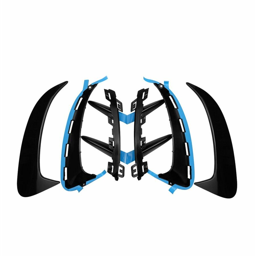 2 боковых разветвителя заднего крыла для Mercedes A160 A180 A200 A220 A250 A35 AMG