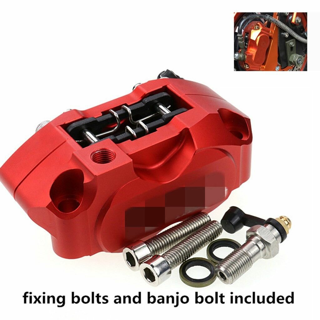 1x Адаптер тормозного суппорта мотоцикла, диск цилиндра, крепление 82 мм, 25 мм * 4 штуки поршней