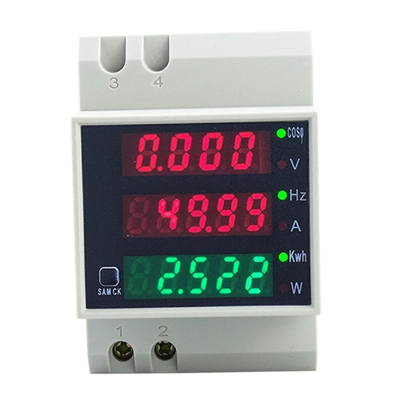 Цифровой ваттметр AD23-D52-2058 AC80-300V 0-100A
