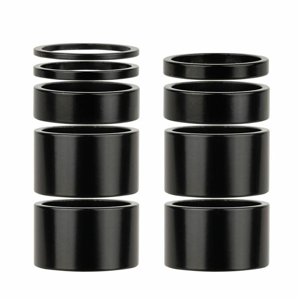 Алюминиевые рулевые колонки, проставки для велосипедов, передняя вилка, вынос, шайбы, - высота 110 мм 9 штук