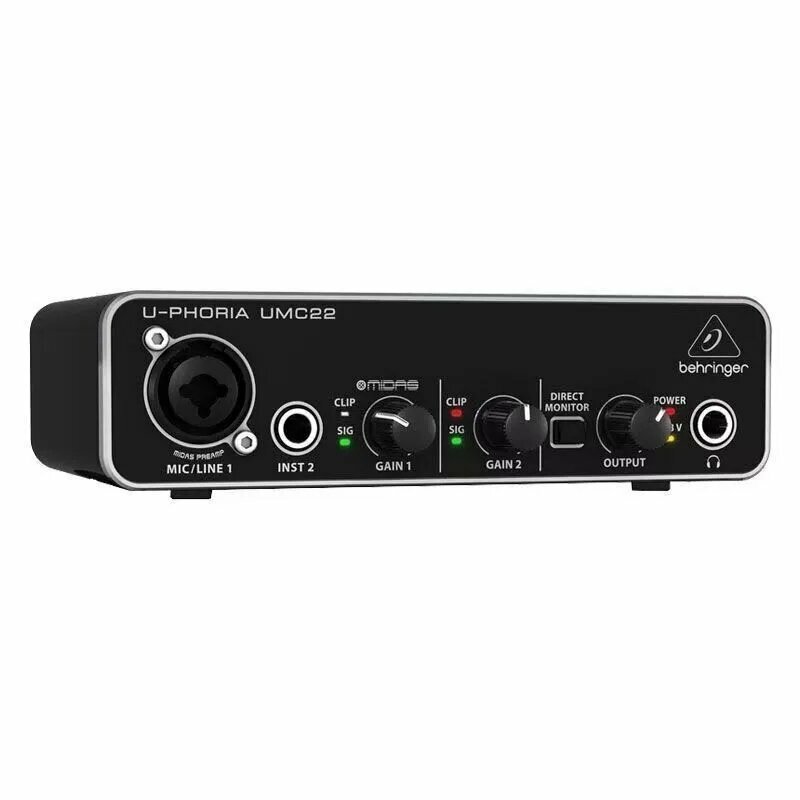 Внешняя звуковая карта Behringer U-PHORIA UMC22