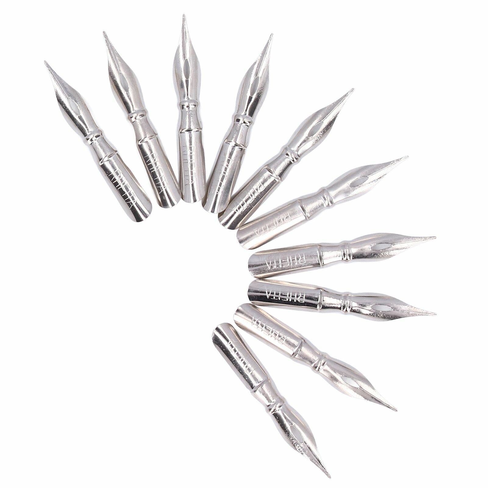 Набор из 10 перьев для каллиграфии, удобные ощущения при письме, хорошие характеристики, легкий вес, художественные инструменты, B10