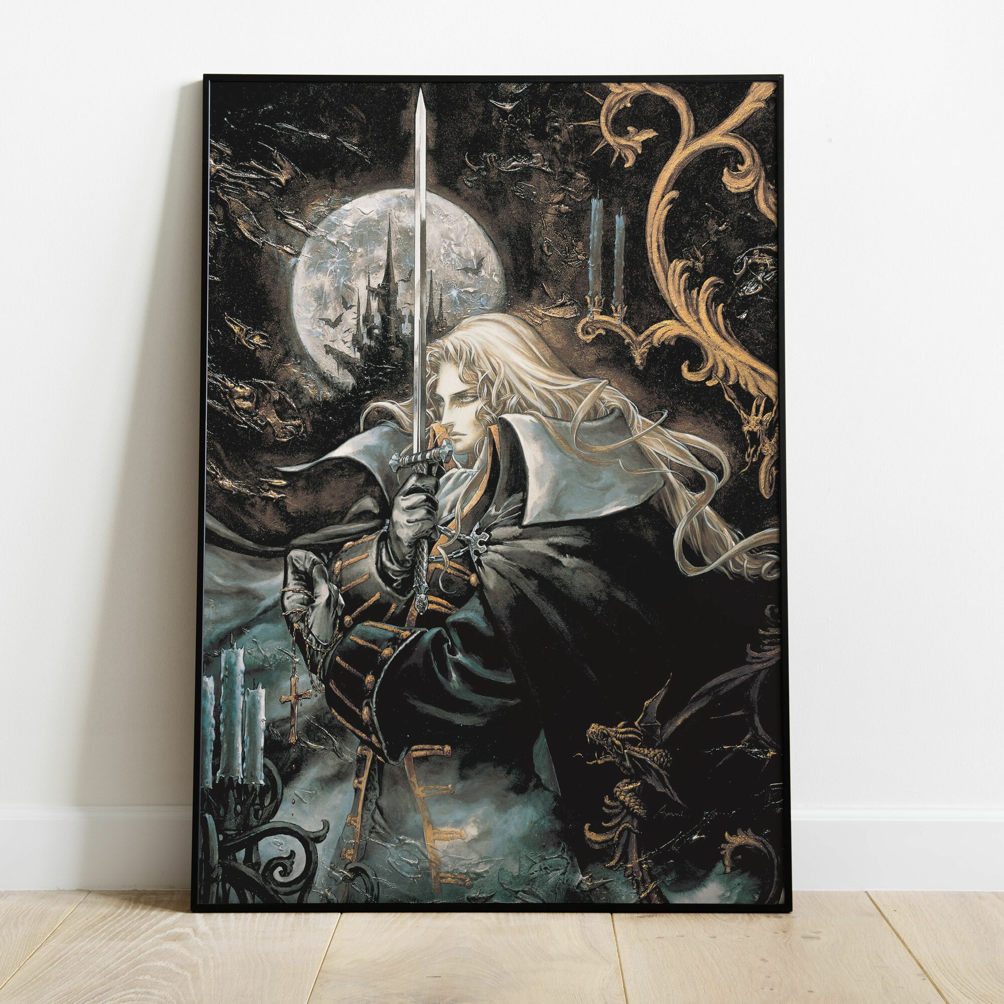 Плакат на стену для интерьера Кастлвания (Castlevania) / Постер по аниме формата А4 (21х30 см)
