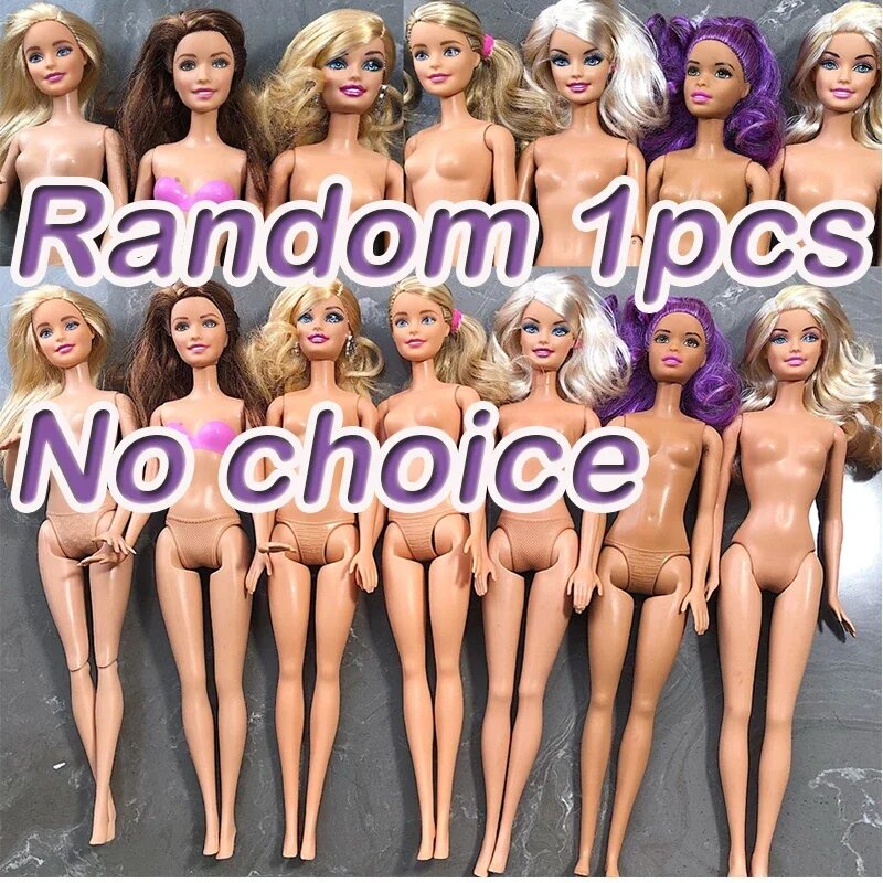 Barbie Кукла тело из кожи 29 см Сиреневый, 1PCS RANDOM