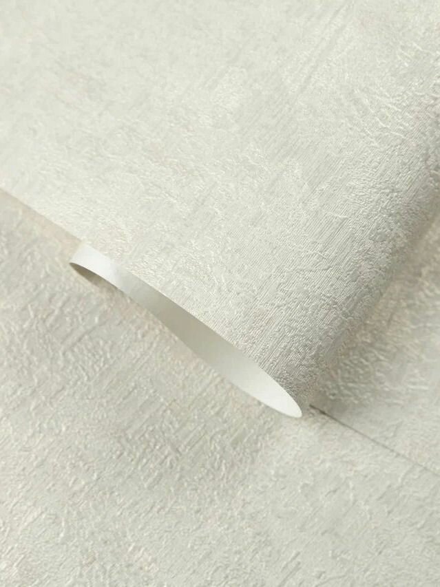 Обои винил горячего тиснения, моющиеся на флизелиновой основе Marvig Астория 1.06м х 10.05м, штукатурка, цвет жемчужно-кремовый 00104448
