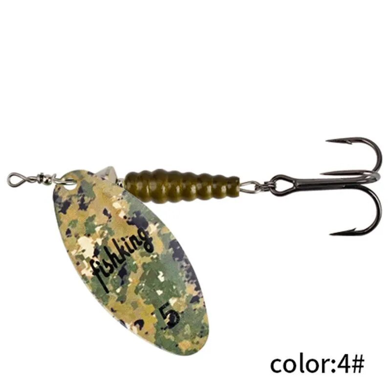 Спиннербейт для рыбалки, набор спиннербейтов в пластиковой коробке, 1 штука в наборе, 15 г каждый. Для ловли щуки, чирка и окуня.