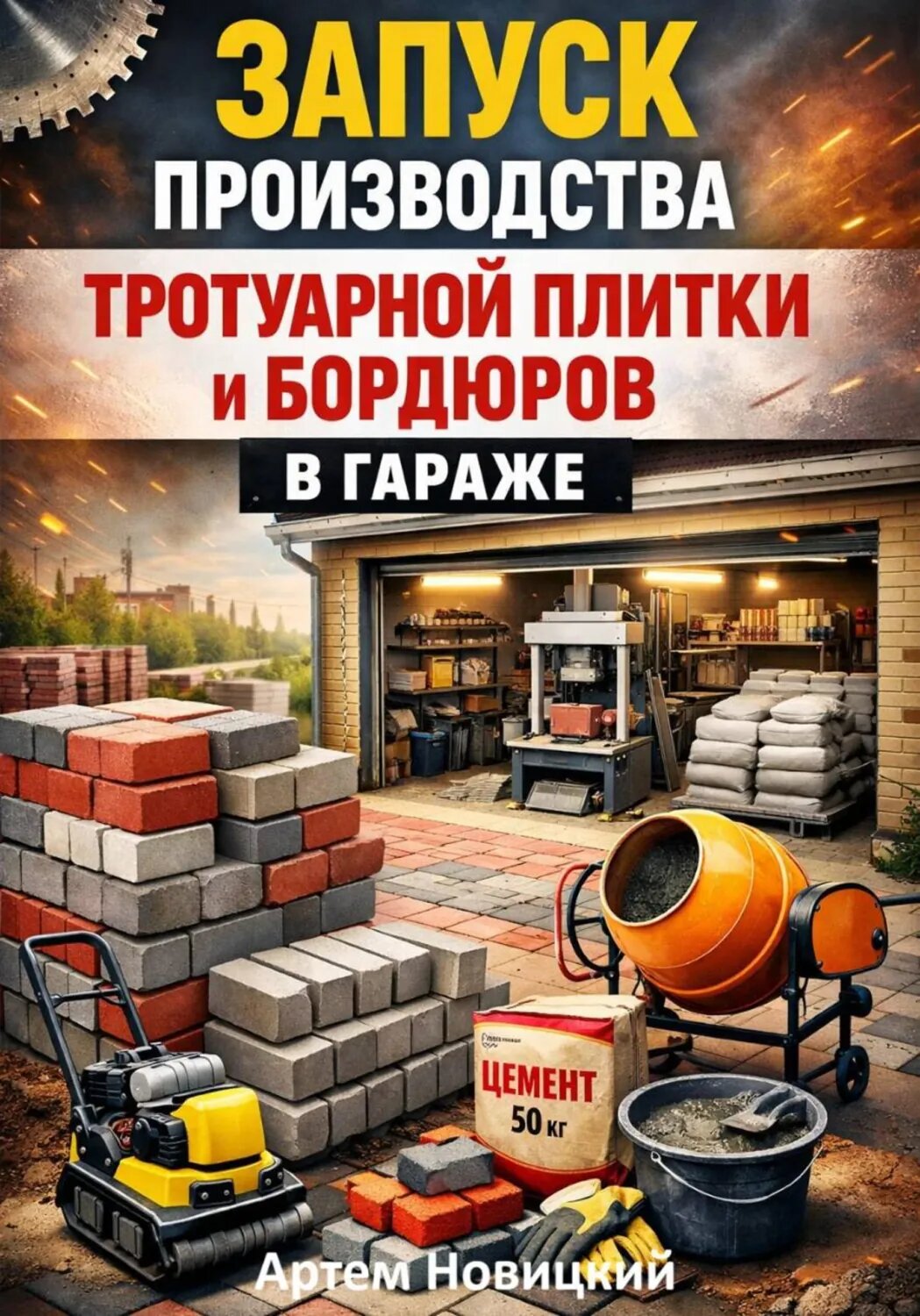 Запуск производства тротуарной плитки и бордюров в гараже [Цифровая книга]