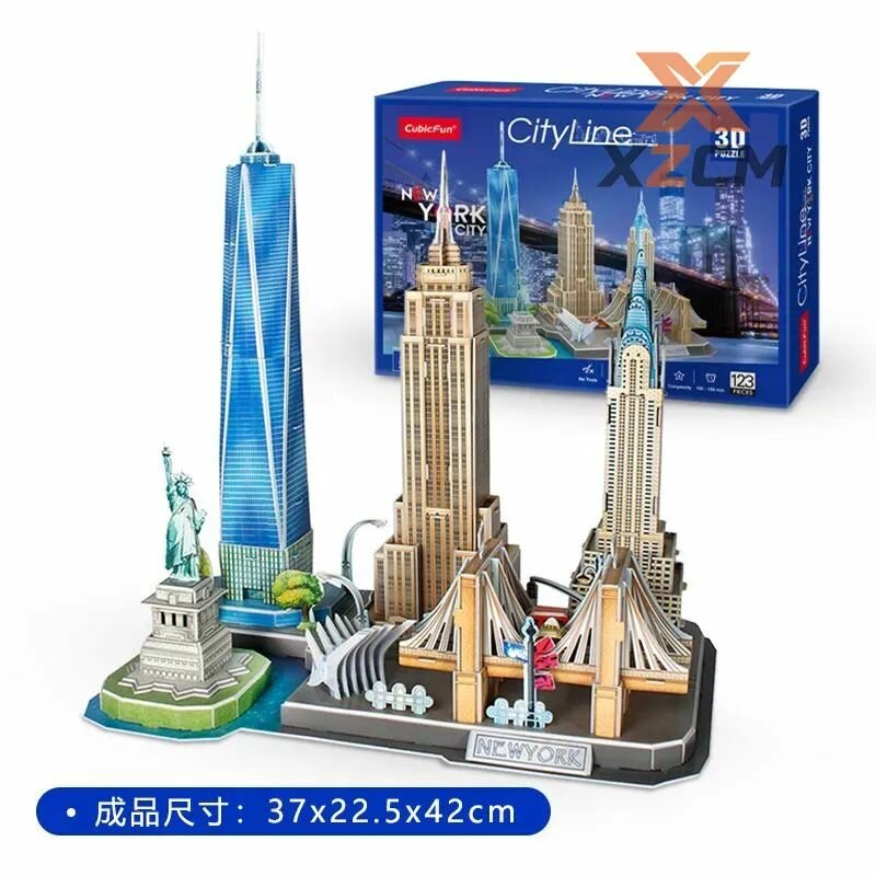 3D пазл CubicFun Москва - архитектурный конструктор для детей и взрослых