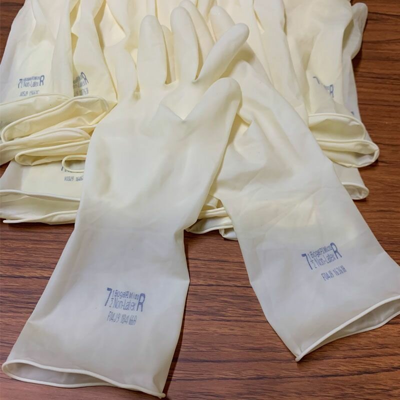 Экстра толстые резиновые перчатки из говяжьего сухожилия, одноразовые перчатки, износостойкие, водонепроницаемые, прочные, эластичные резиновые латексные перчатки для мытья посуды и домашних дел