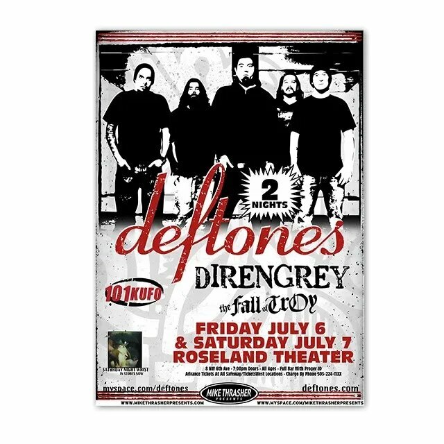 Печать на холсте Deftones