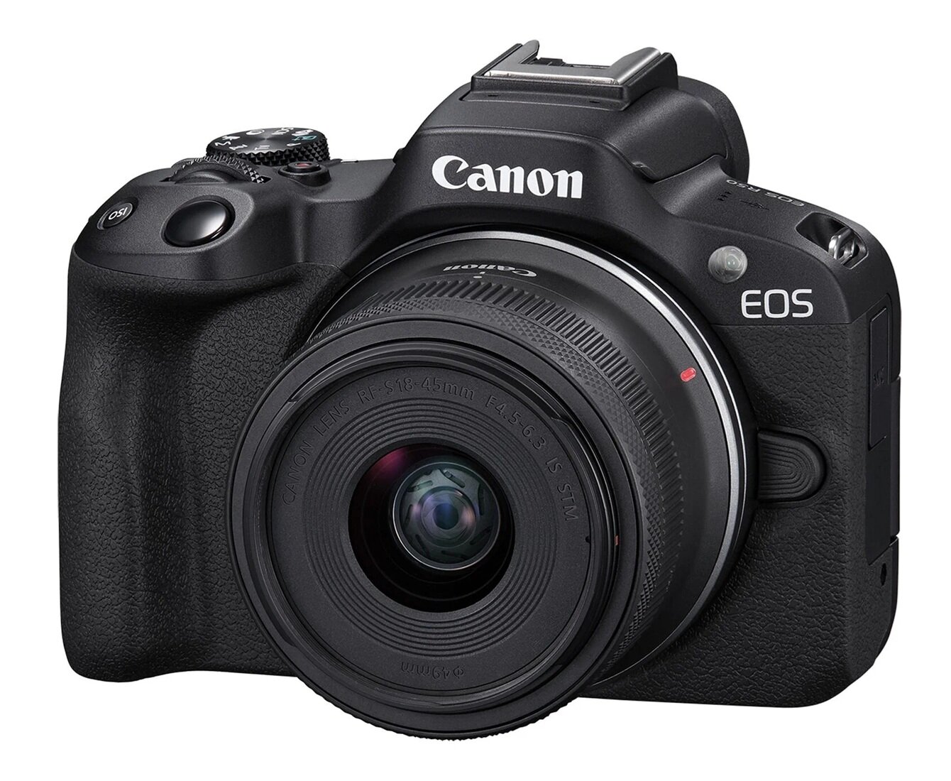 Фотоаппарат Canon EOS R50 Kit RF-S 18-45mm F4.5-6.3 IS STM черный