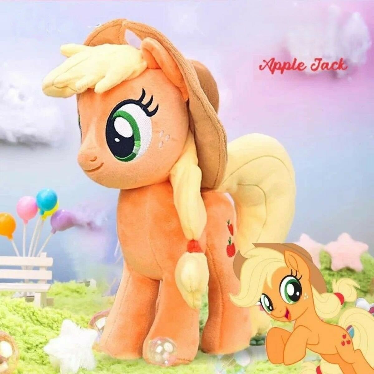 Мягкая игрушка Пони мягкая игрушка My Little Pony Эпплджек высота 35 см