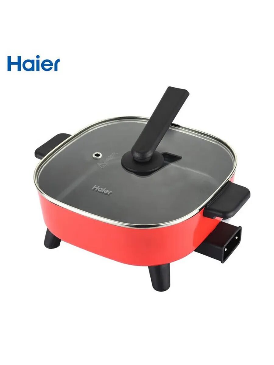 Haier 5л мультифункц. горшок-гриль,1500Вт, красный