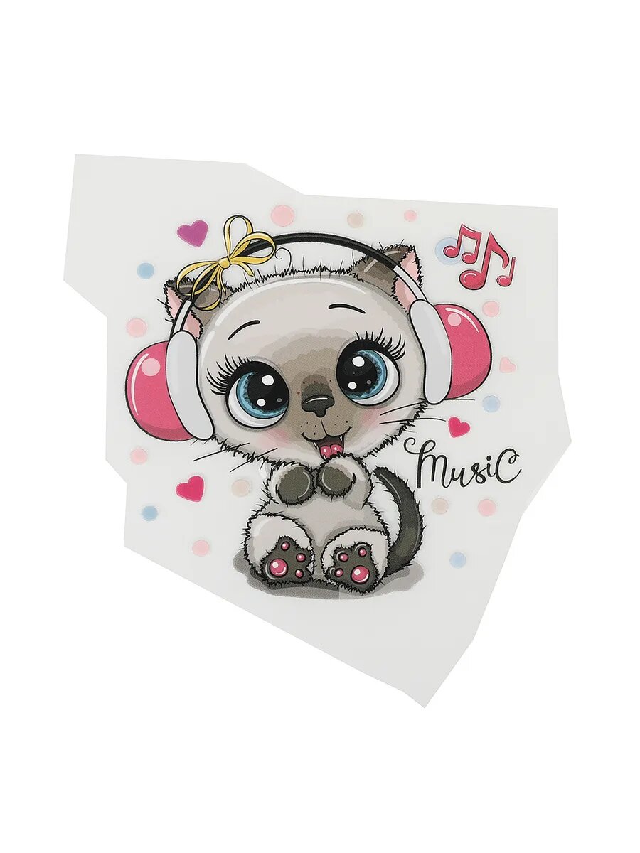 Термотрансфер Music 9х9см, уп.10шт