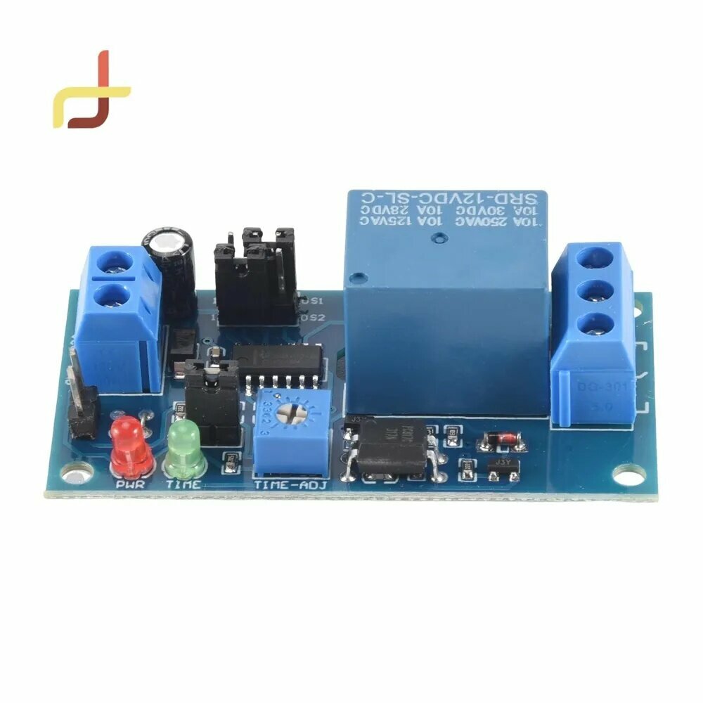 (NNZZMME))12 В постоянного тока Реле задержки Задержка включения / выключения Модуль переключателя с таймером