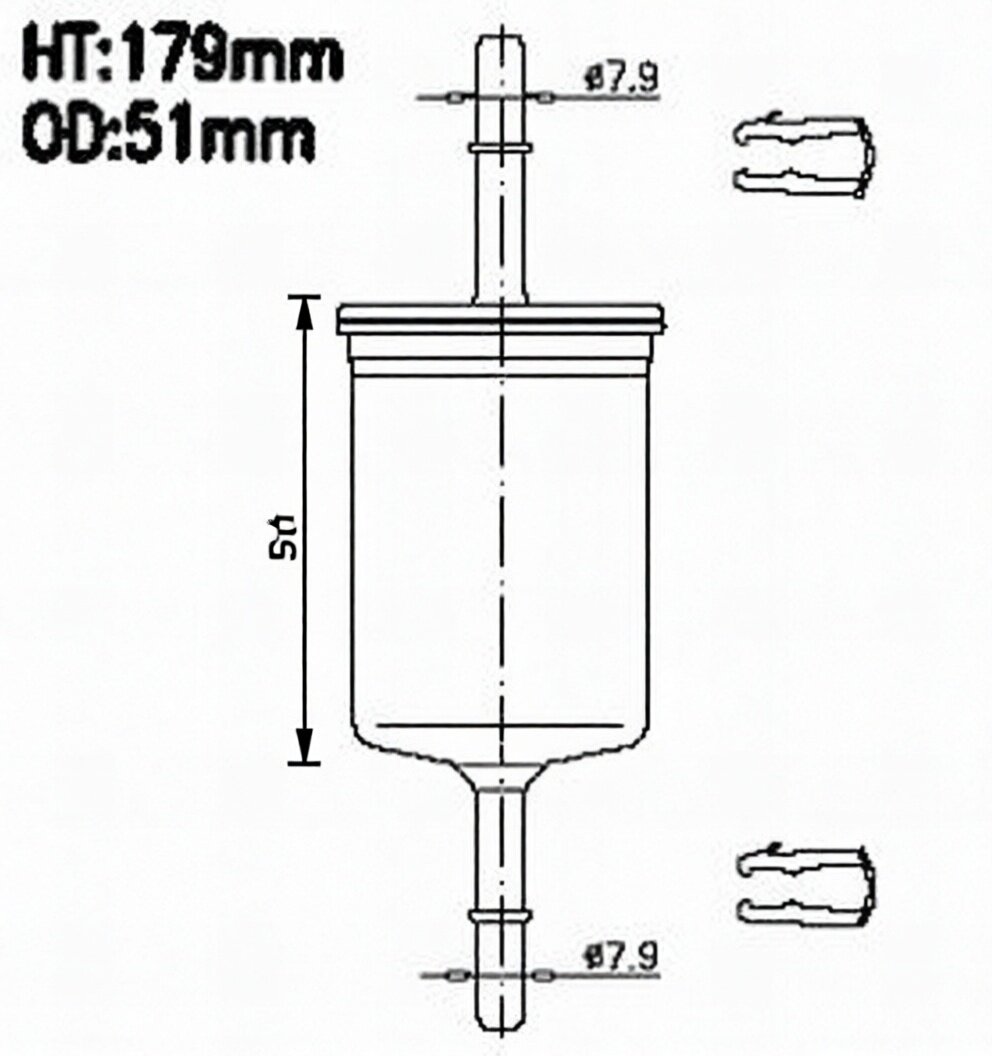 Фильтр топливный FSP45986M AZUMI арт. FSP45986M