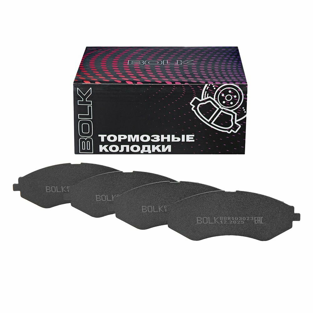 Колодки передние для DAEWOO NEXIA KLETN1.5 16V 03-08 BOLK BBR103023