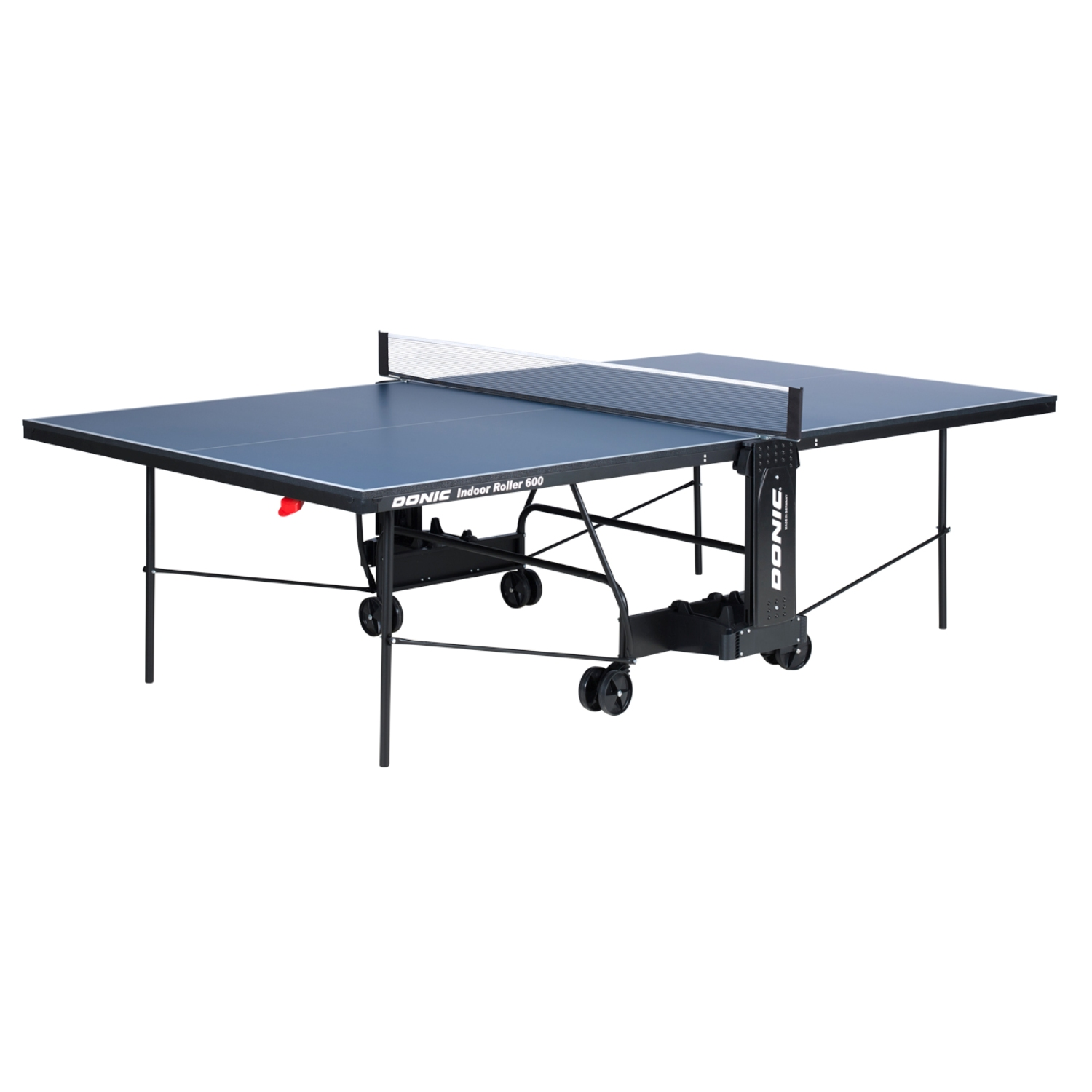 Теннисный стол Donic Indoor Roller 600 Синий, Складной с сеткой для помещений