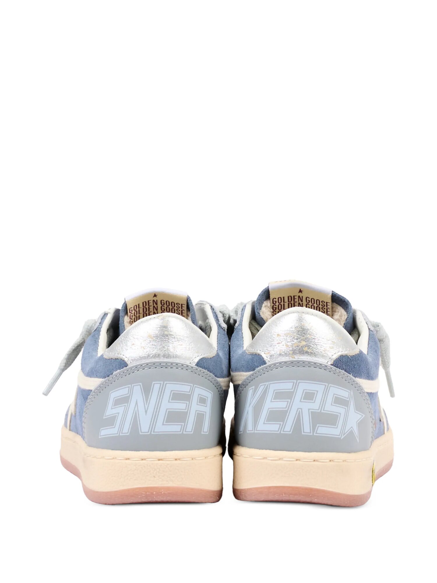 Кроссовки Golden Goose Ball Star star-patch distressed sneakers, размер 33, синий — фото 1