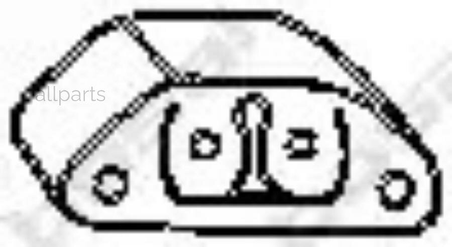 BOSAL 255-973 Крепление глушителя