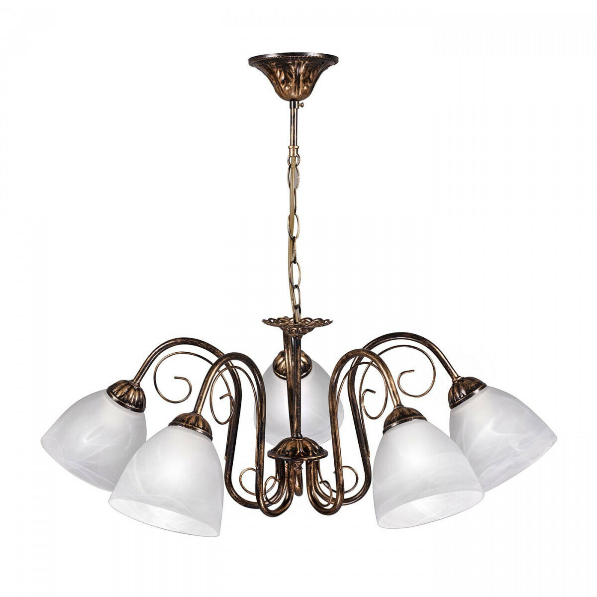 Люстра подвесная 5 плафона Петрасвет Россия S2135-5