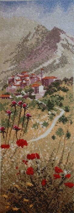 Схема для вышивания Heritage #JCCN970C Corsican Village (Корсиканская деревня)