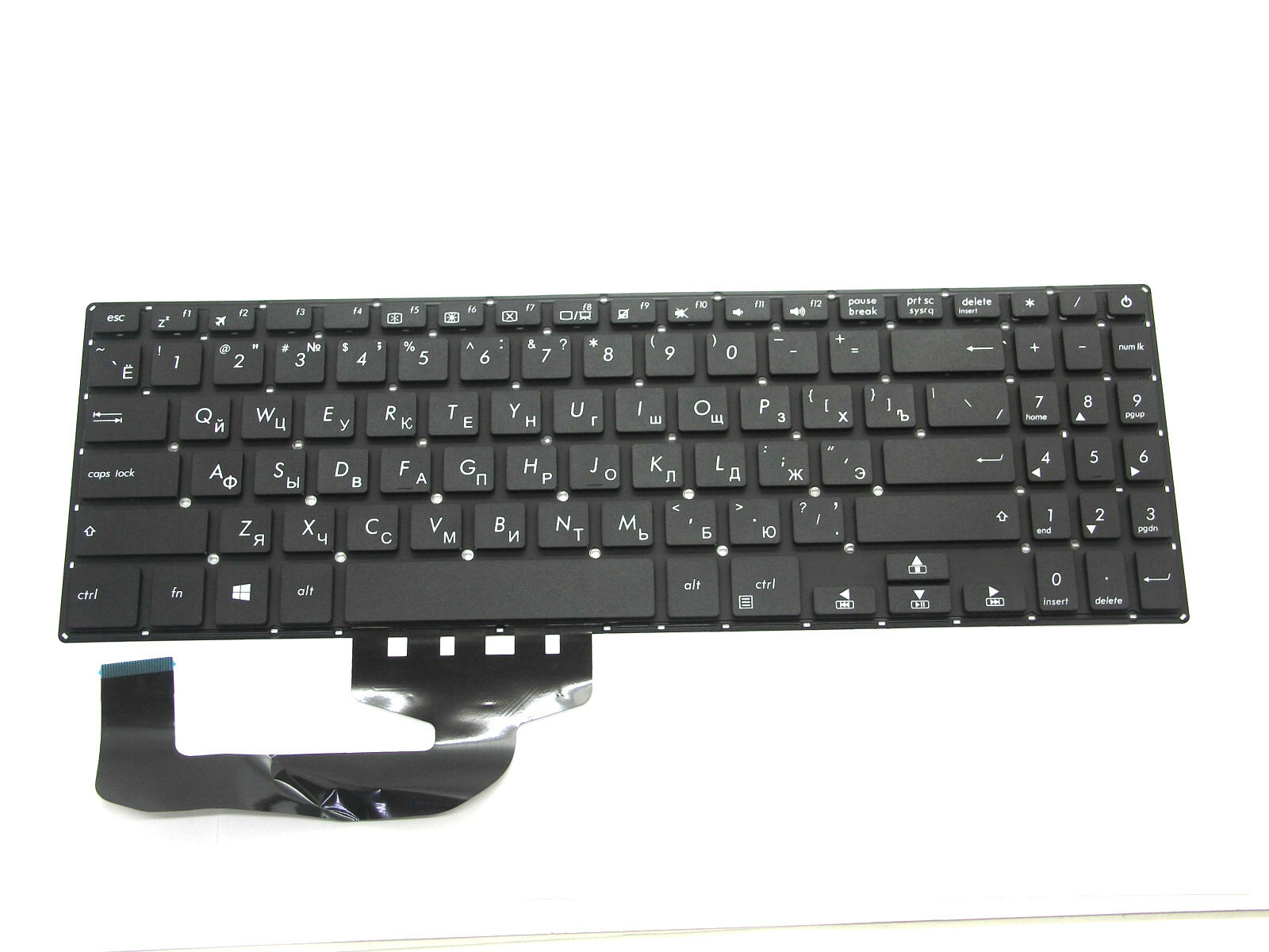 Клавиатура для Asus X507 X507MA X507U X507UA, X507UB, черный, без рамки, KBD-AS-50