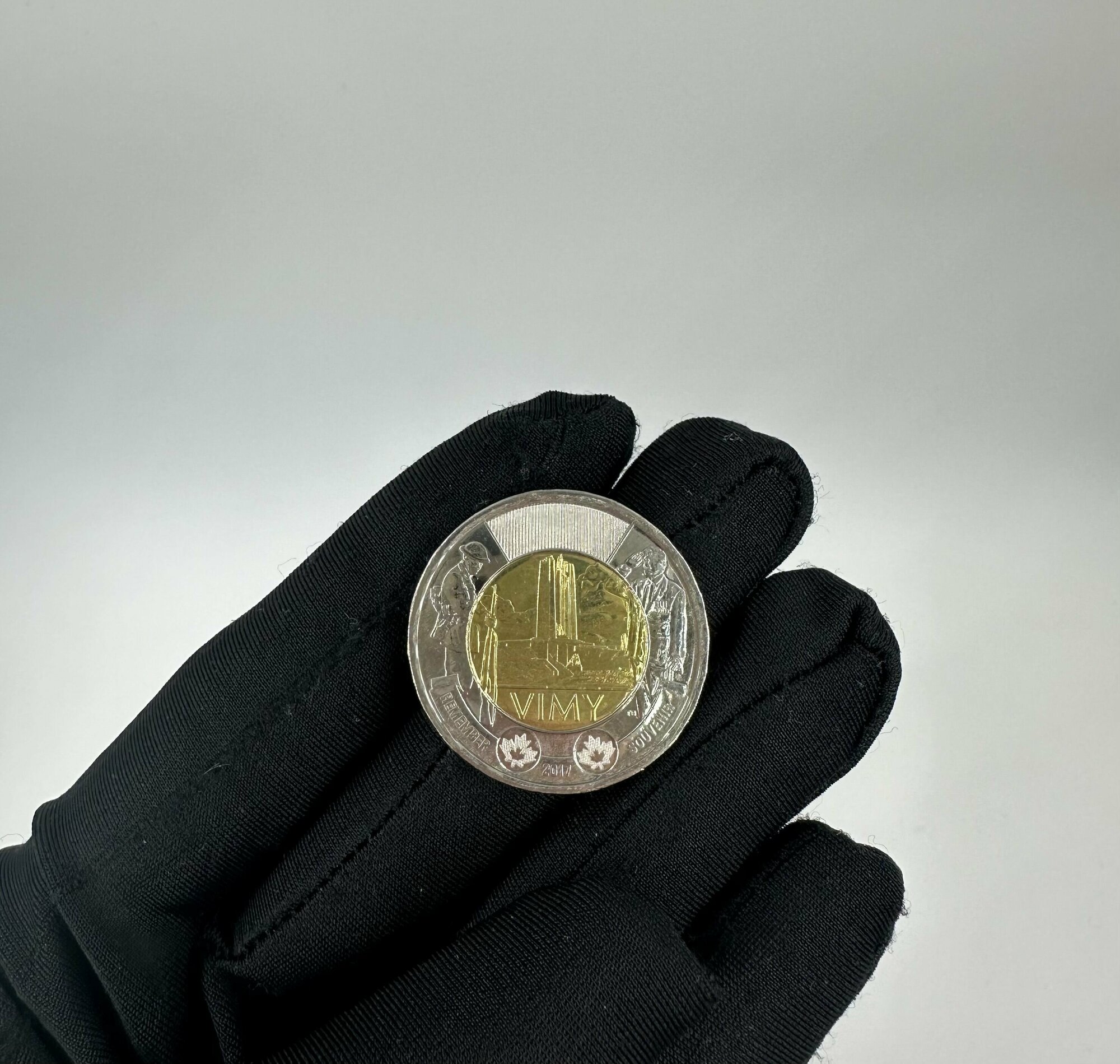 Монета Канада 2 доллара 2017 год "100 лет Битвы за Вими-Ридж"