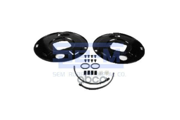 Комплект щитков пылезащитных ! на ось кв. балка 120 SN4218-2 30град BPW H 8-9т Se-M арт. 12124