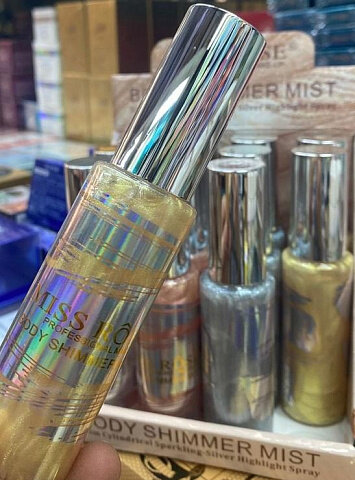 Мист для тела и волос Miss Rose Body Shimmer Mist 60мл №04