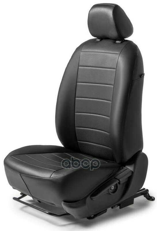 Авточехлы (задняя спинка цельная, рисунок Строчка) Rival арт. SC.6013.1