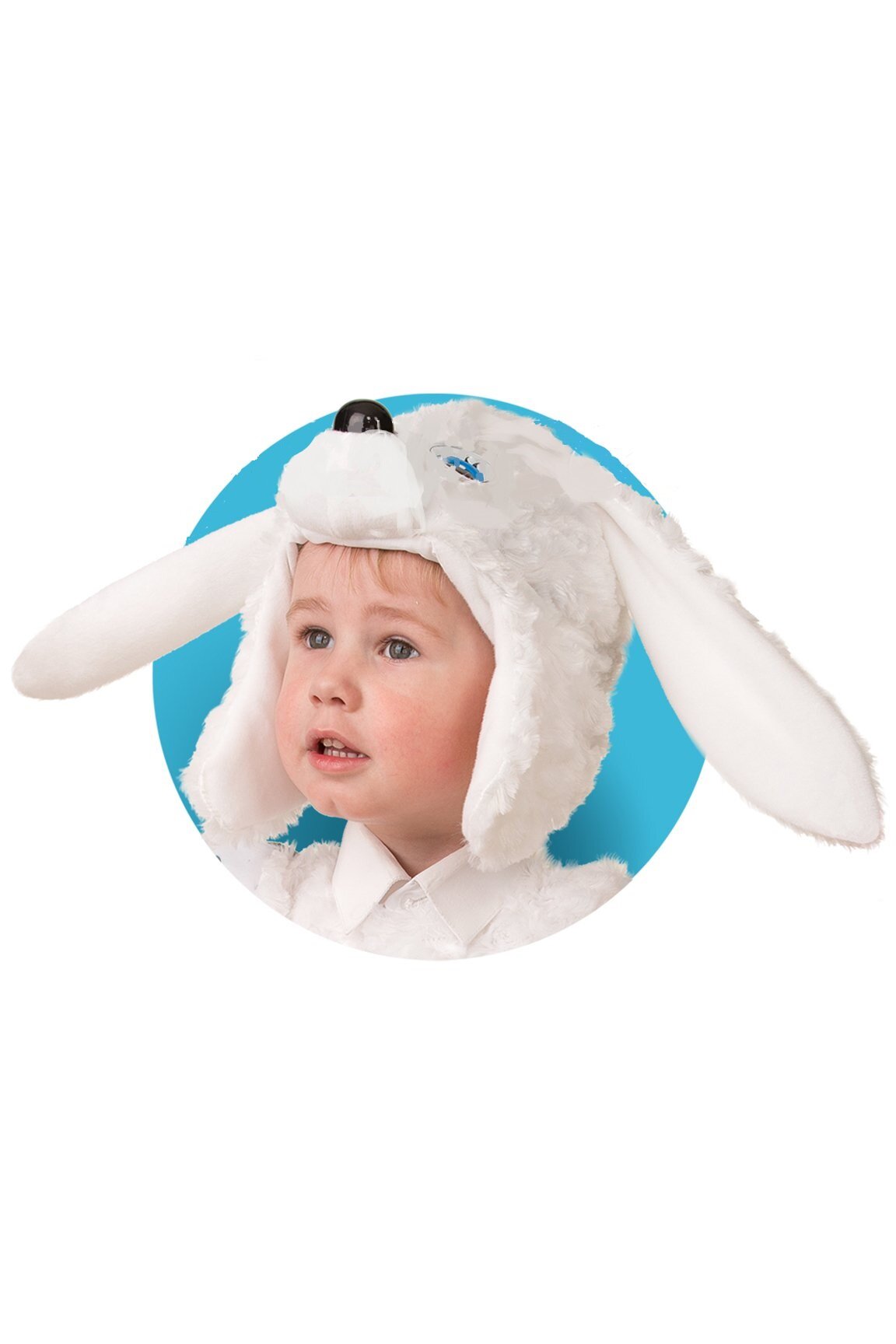 Шапочка маска детская Зайчонок