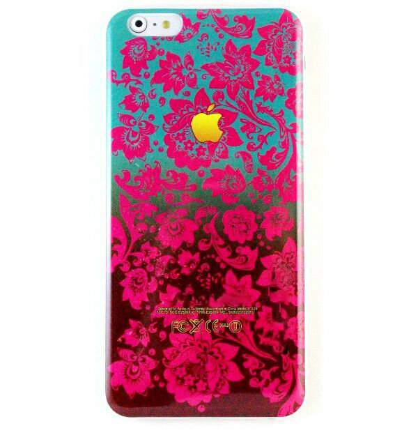 Чехол-накладка "Дизайнерский", для iPhone 6/6S, силиконовый, розовый