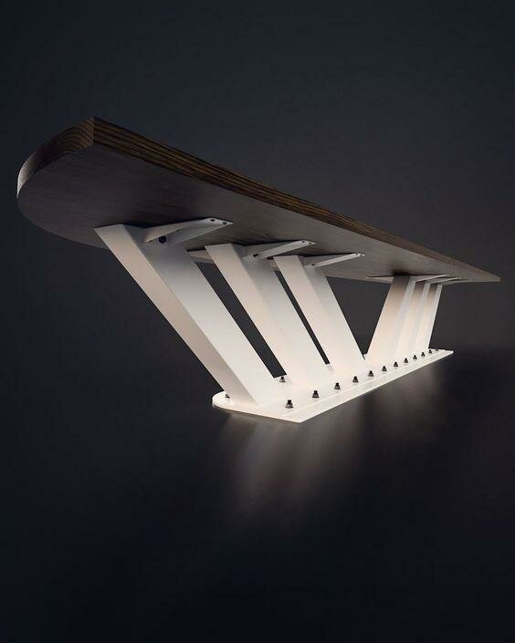 Конференц-стол для переговоров, промышленный дизайн Гласин, 280*120 см