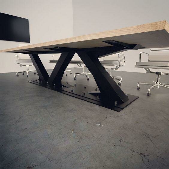 Конференц-стол для переговоров, промышленный дизайн Гир, 220*120 см