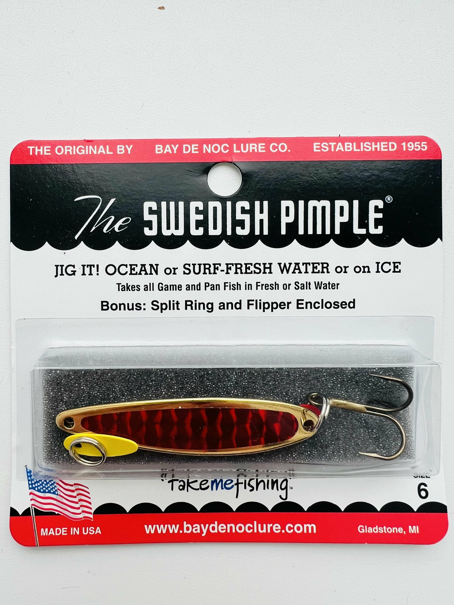 Блесна зимняя The Swedish Pimple 6