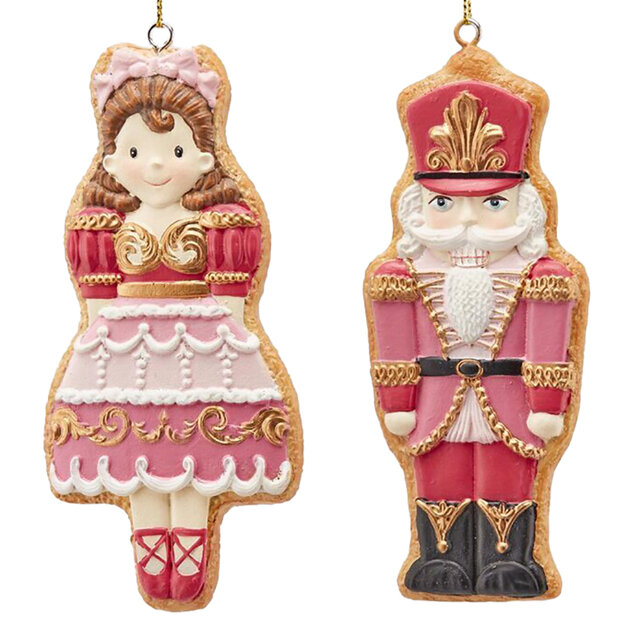 Набор елочных игрушек Щелкунчик: Viana Biscuit 14 см, 2 шт, подвеска, EDG (ЭДГ), 685320-55-набор