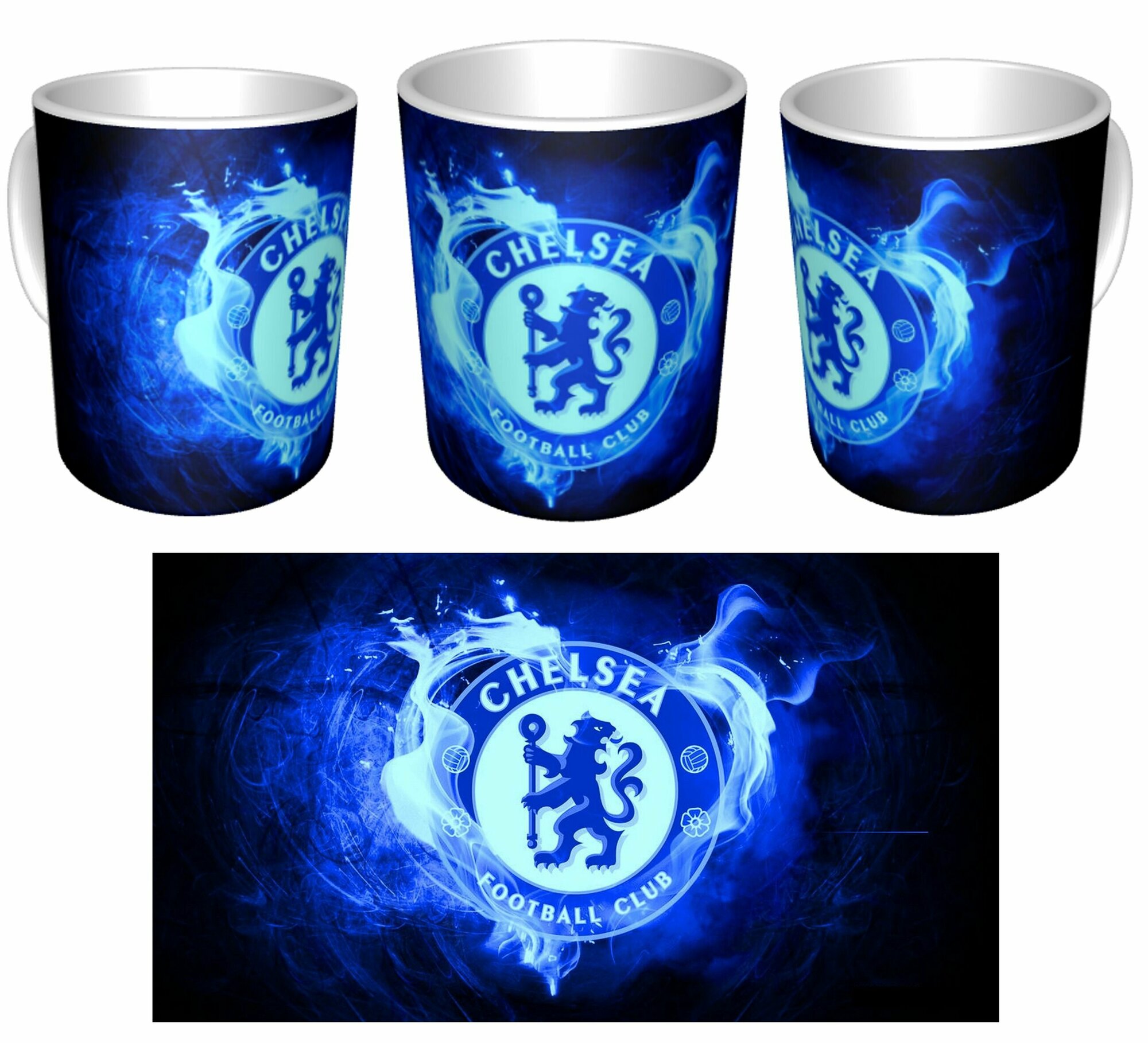 Кружка Челси Лондон Логотип Футбол