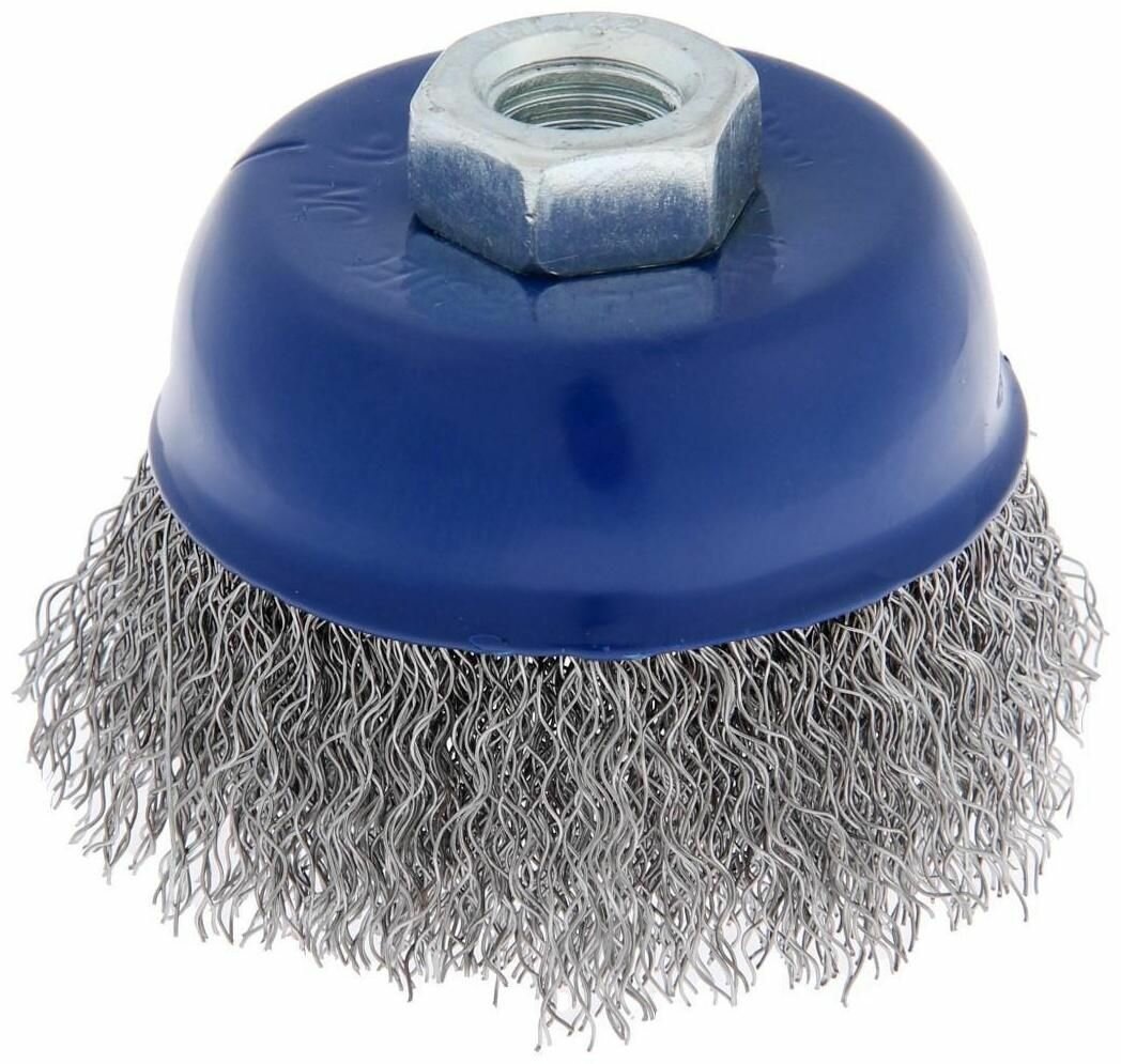Щетка металлическая для УШМ, чашка, М14, 75 мм