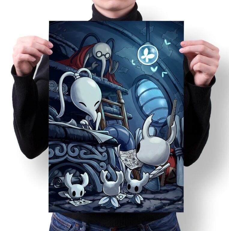 Плакат Hollow Knight, Холлоу Найт №8, А2