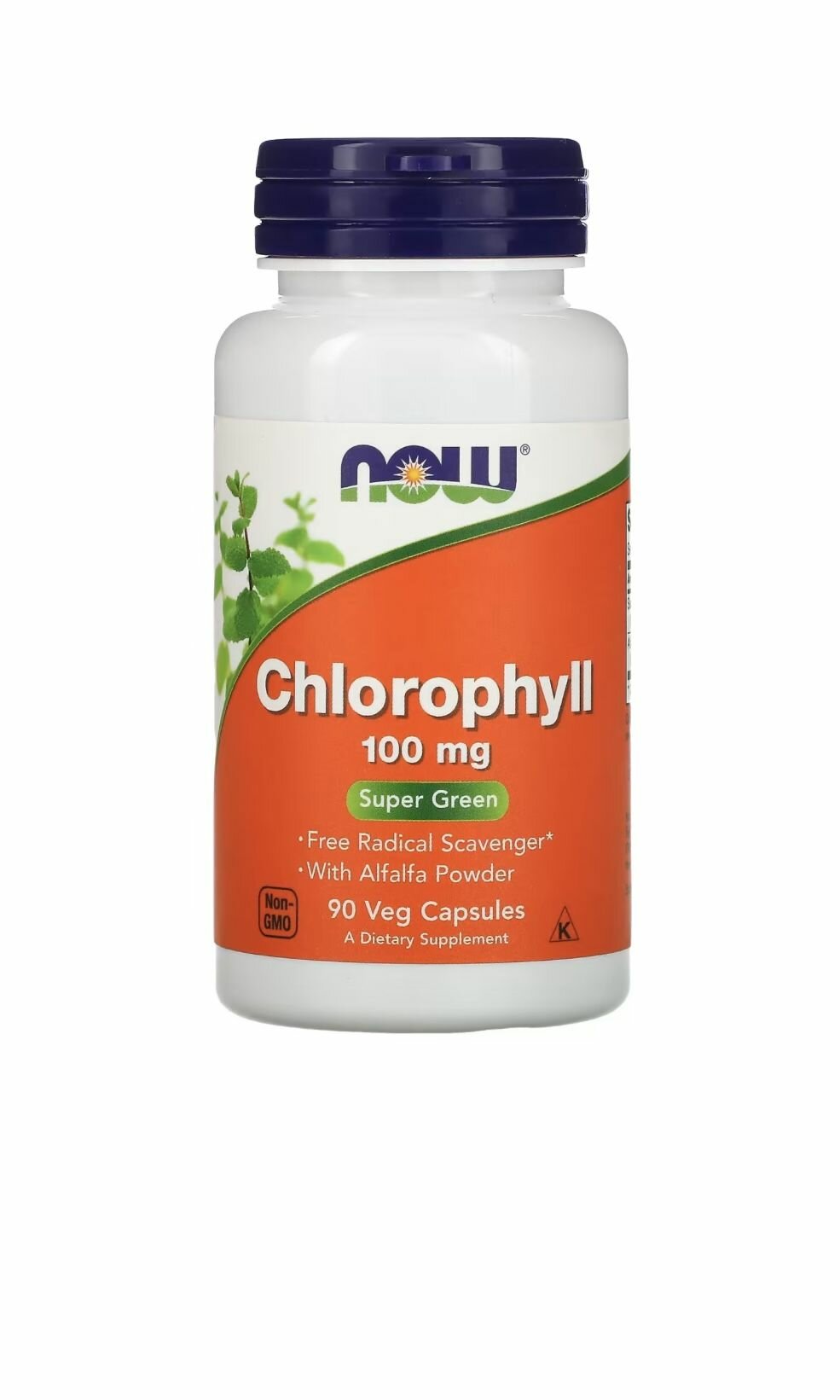 Хлорофилл NOW Chlorophyll 100 mg 90 капсул