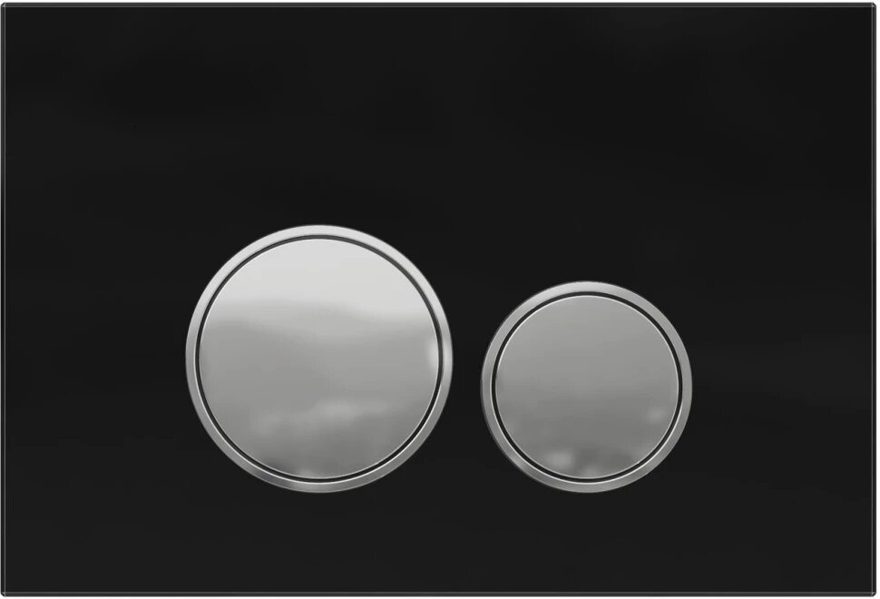 Кнопка смыва Allen Brau Priority 9.20005.31 для инсталляции, черный матовый/хром