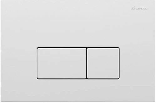 Кнопка смыва Caprigo Line LA002-white для инсталляции, белый