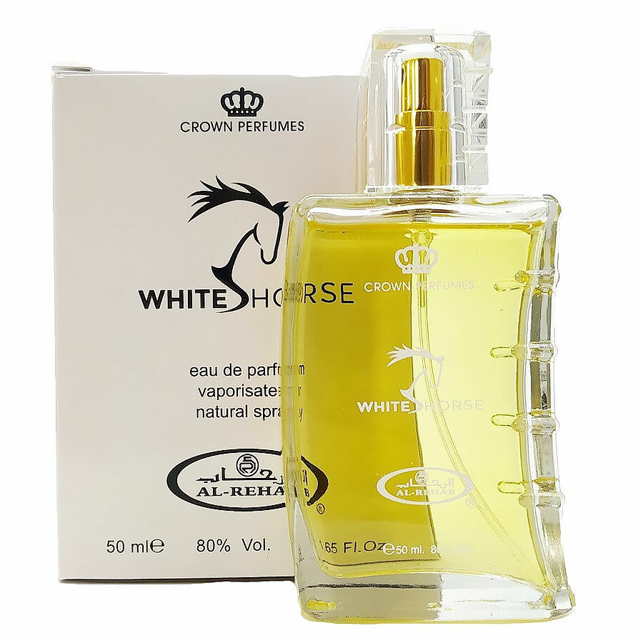 Парфюмерная вода Crown Perfumes White Horse, цитрусовый, зеленый, 50 мл