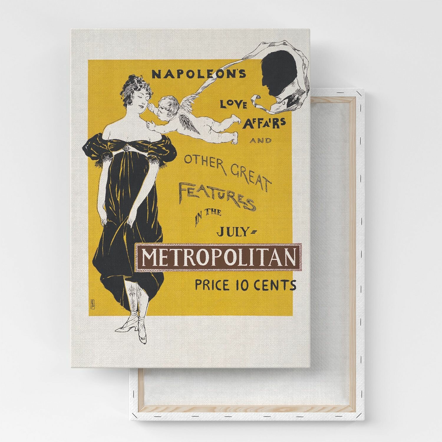 Картина на холсте, репродукция / Эдвард Пенфилд - Napoleons love affairs / Размер 80 x 106 см