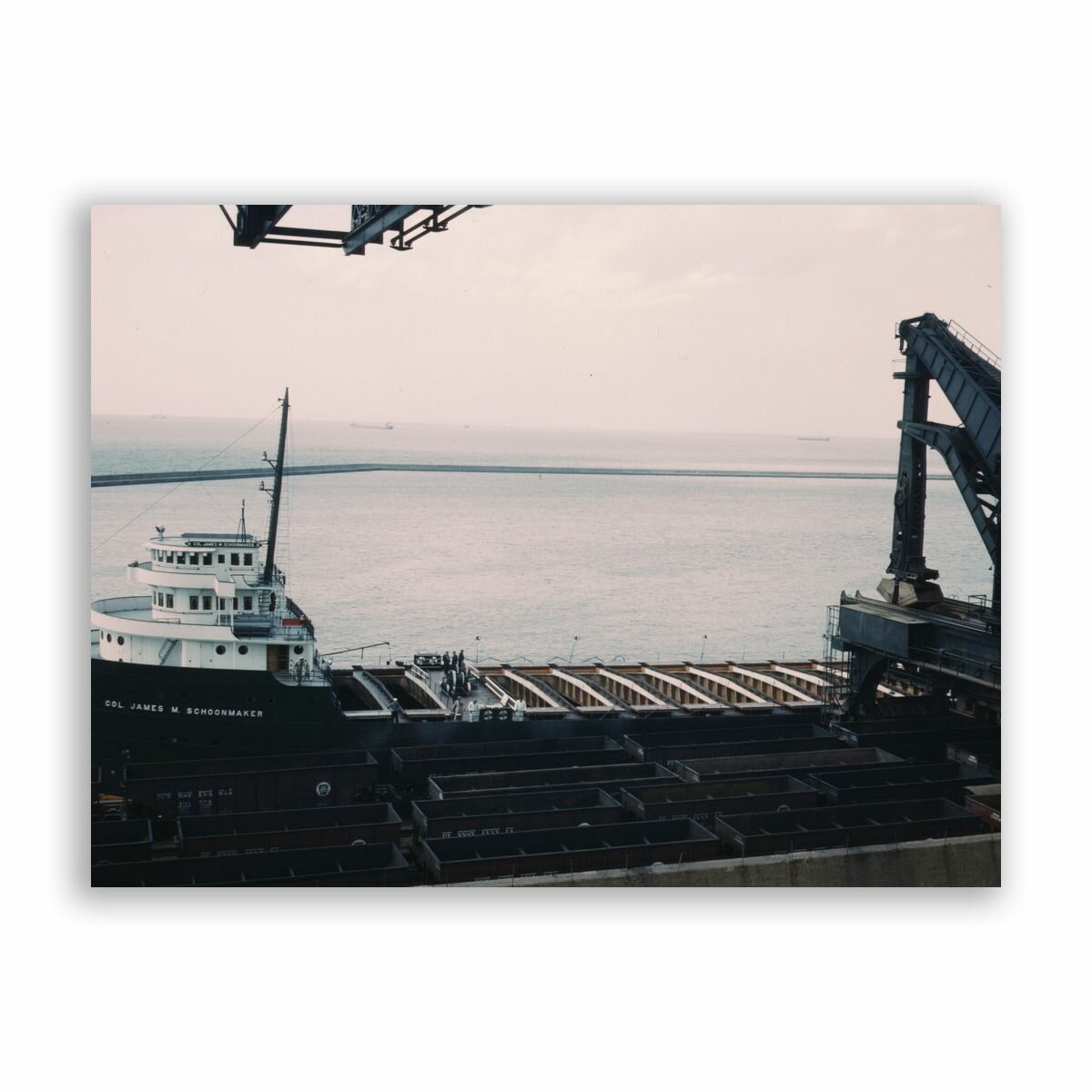 Постер, плакат на бумаге / Американские индустриальные ретро фотографии / Размер 30 x 40 см