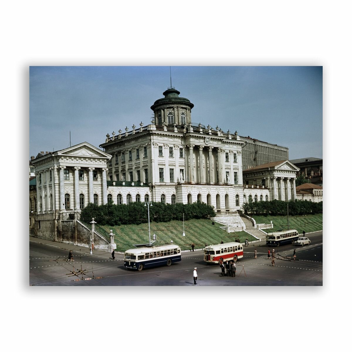 Советский постер, плакат на бумаге / Старая Москва / Размер 60 x 80 см
