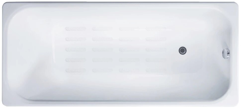 Ванна чугунная Delice Aurora DLR230604-AS 160x75 см, с антискользящим покрытием, белый